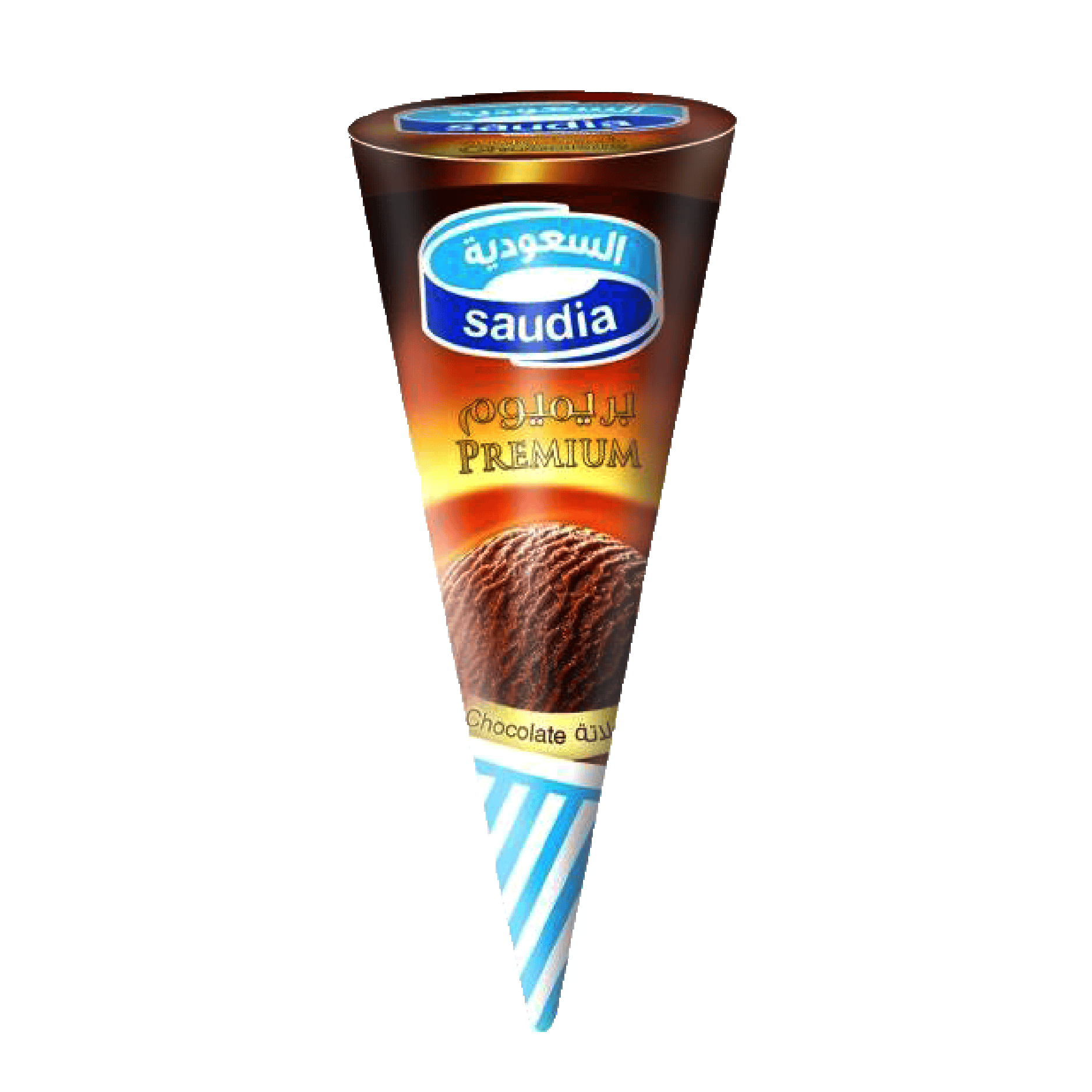 Saudia Ice Cream Chocolate Cone 150Ml