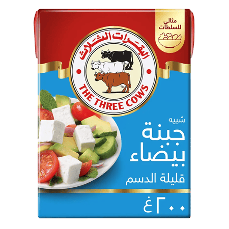 The Three Cows Light Analogue White Cheese 200 gm
