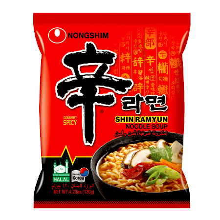 Nongshim Shin Korean Noodles Ramyun 120 g
