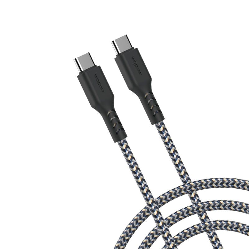 Wopow Cable Typ-C To C 65W 2M Braided Black