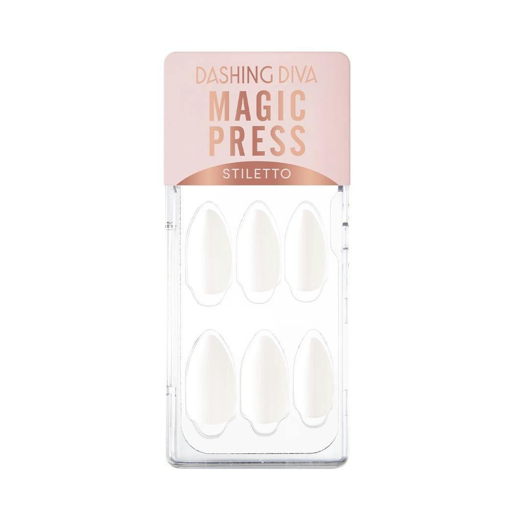 Dashing Diva MAGIC PRESS Titanium Edge White 30 PCS