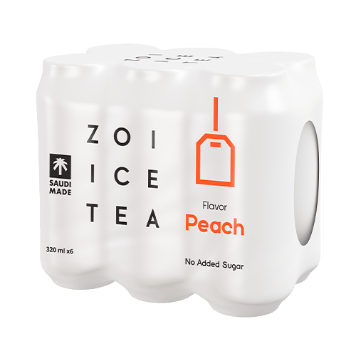 Zoi Peach Flavour Ice Tea 6 x 320ML