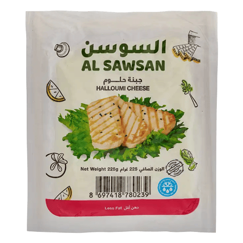 Al Sawsan Halloumi Low Fat Cheese 225 gm
