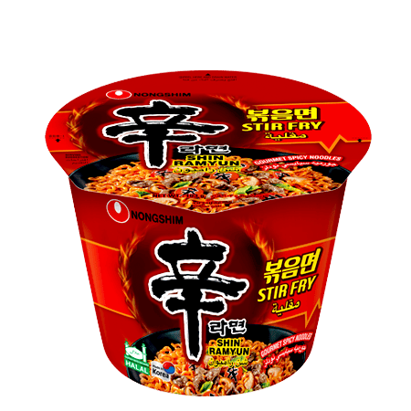 Nongshim Shin Korean Noodle Ramyun Stir Fry Big Cup 103 g
